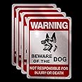 Dog Warning Signs Beware of The Dog Aluminum Warning Sign Not ...