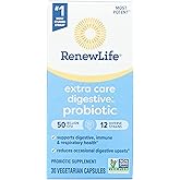 Amazon.com: Renew Life Adult Probiotic - Ultimate Flora Probiotic Extra ...