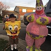 Amazon.com: SpongeBob Movie Deluxe Inflatable Patrick Costume for Kids ...