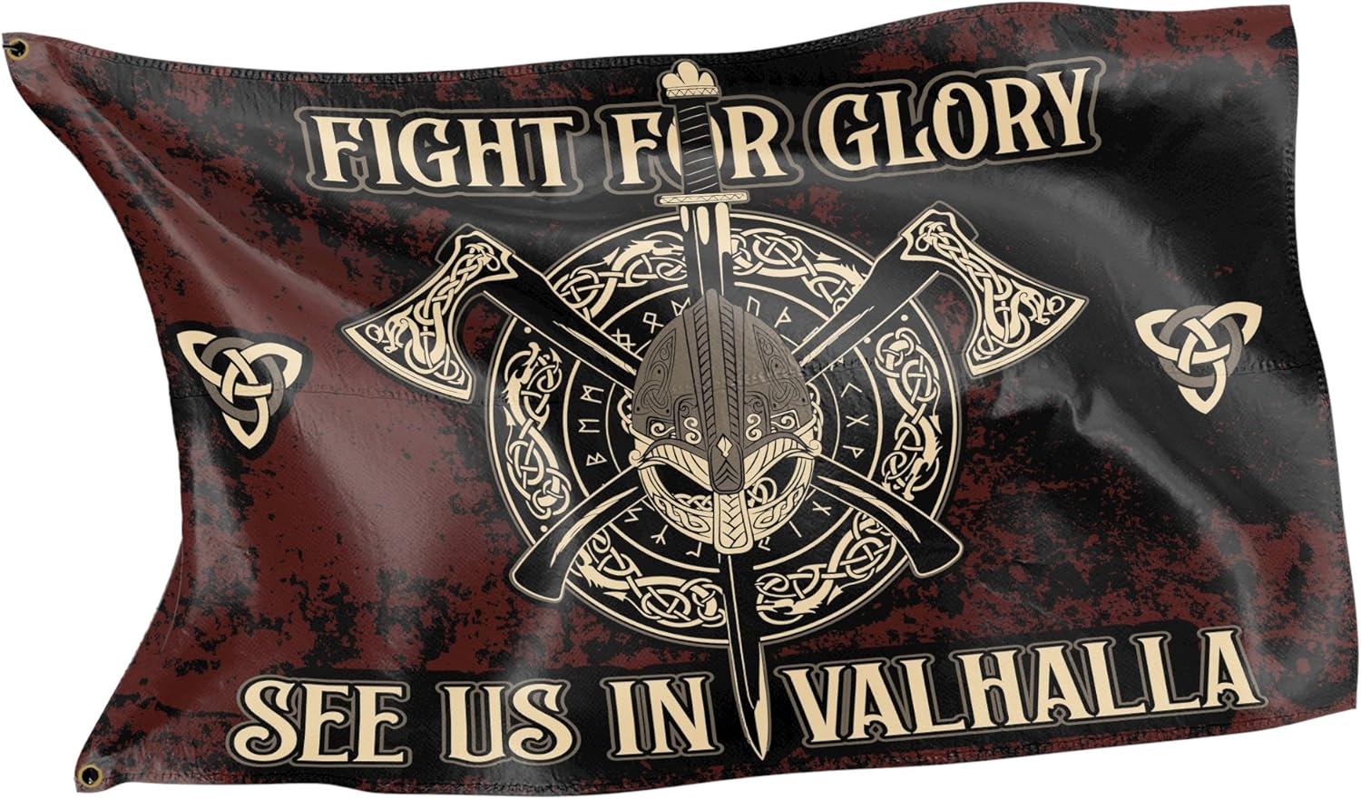 Design Flag for Vikings: Fight for Glory-See us in Valhalla: Amazon.co ...