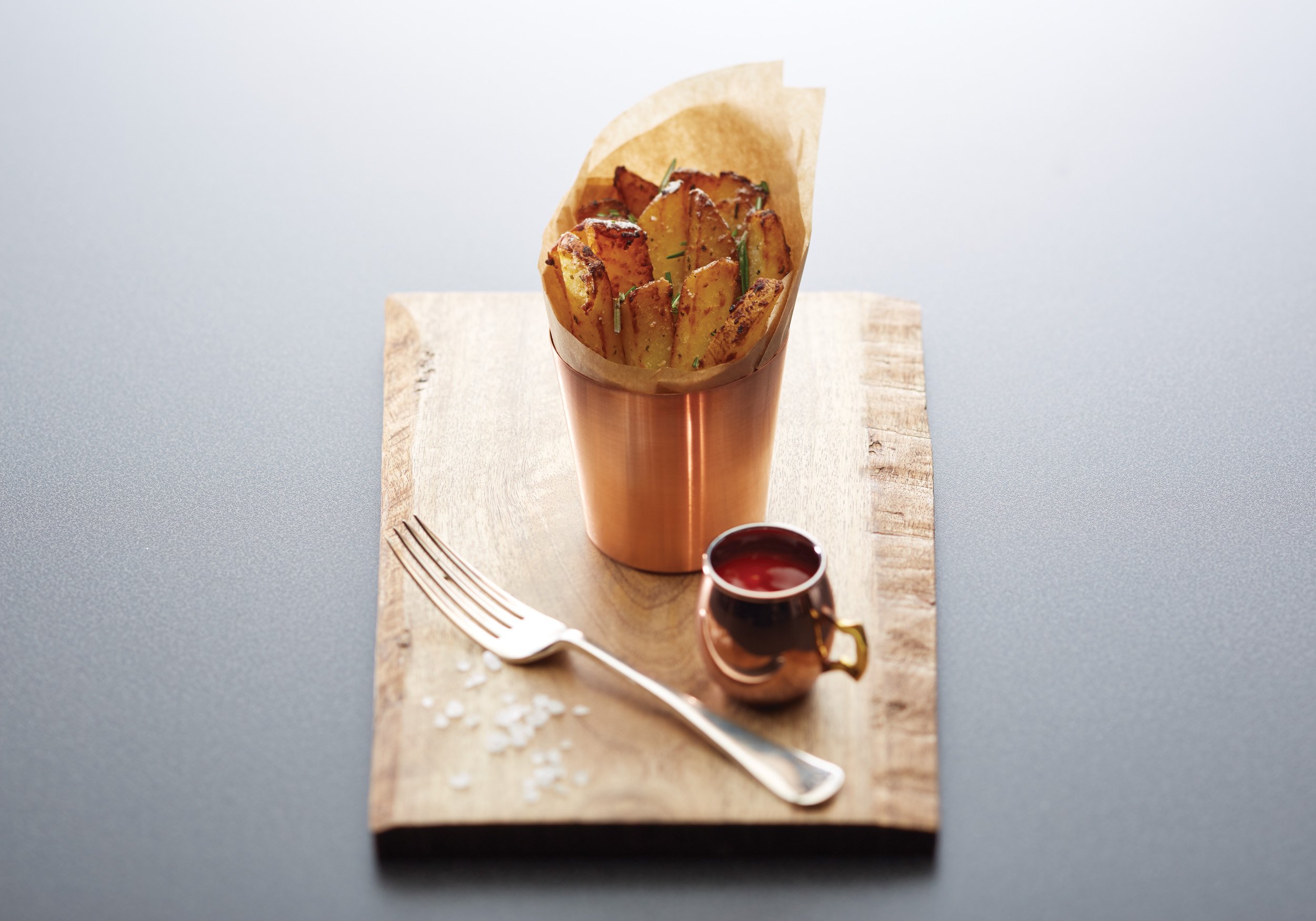 Artesà Mini Copper Chip Server / Sauce Serving Pot, 9 x 8.5 cm (3.5" x ...