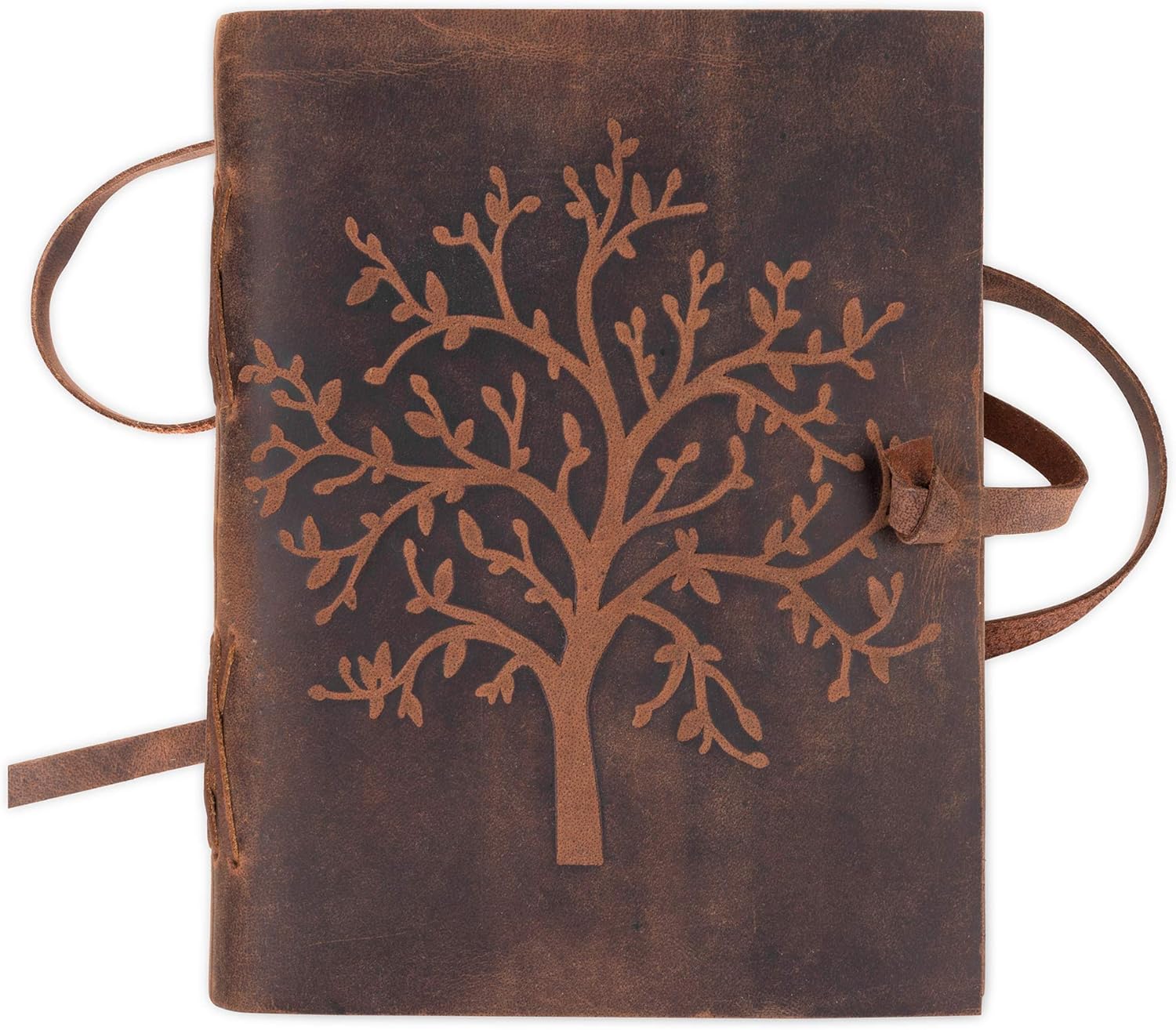Amazon.co.jp： LEATHER JOURNAL Tree of Life - Writing Notebook Handmade ...