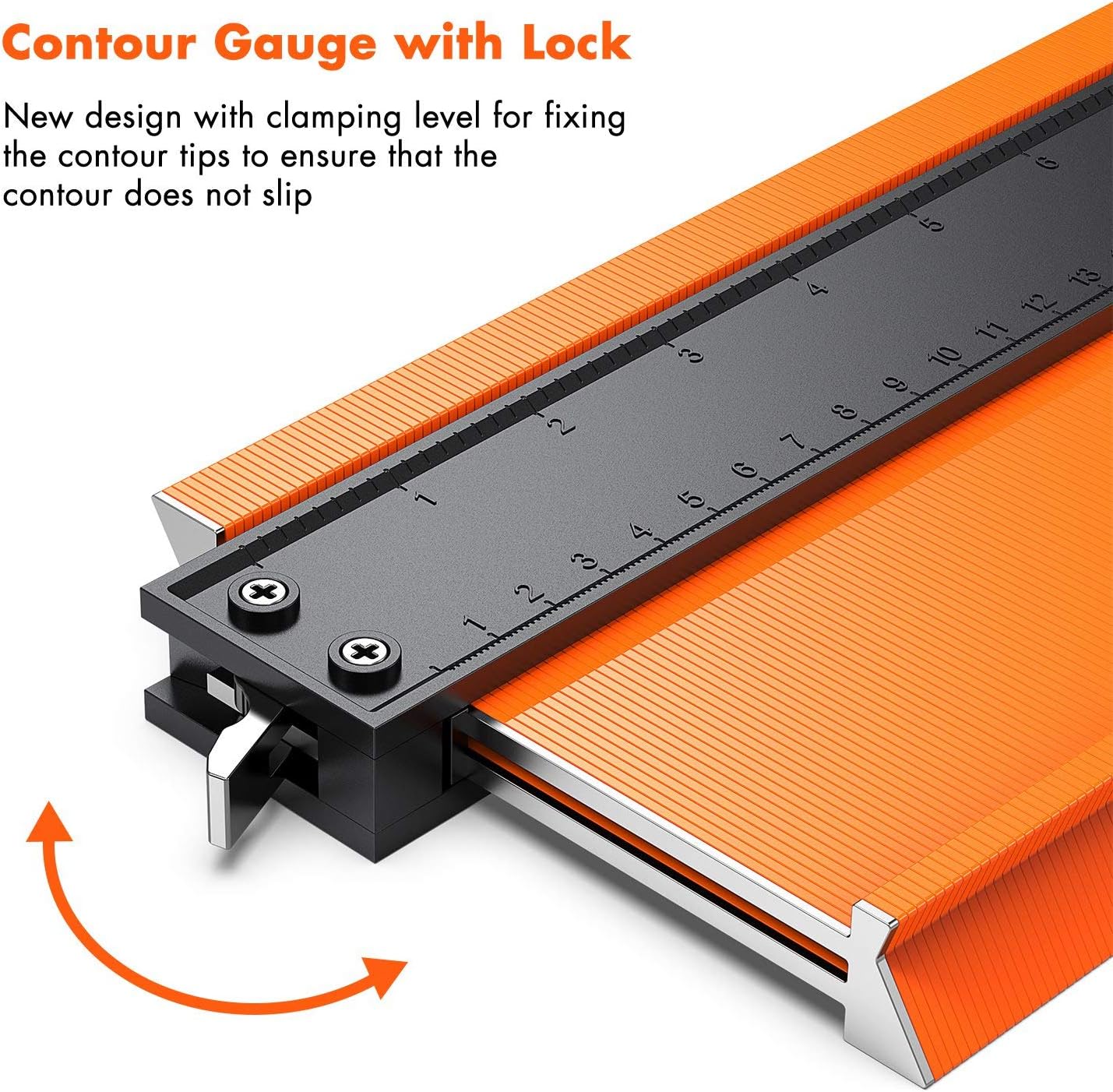 Contour Duplicator Gauge, Wokkol Contour Gauge with Lock, Profile Gauge ...