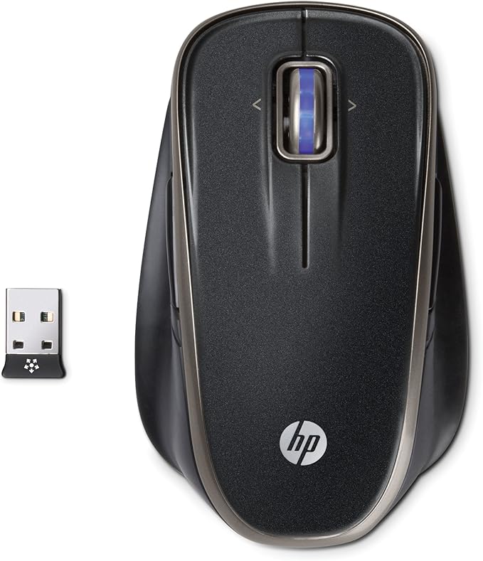 HP Wireless Laser Comfort Mouse Souris laser 5 bouton(s) sans fil 2.4 ...