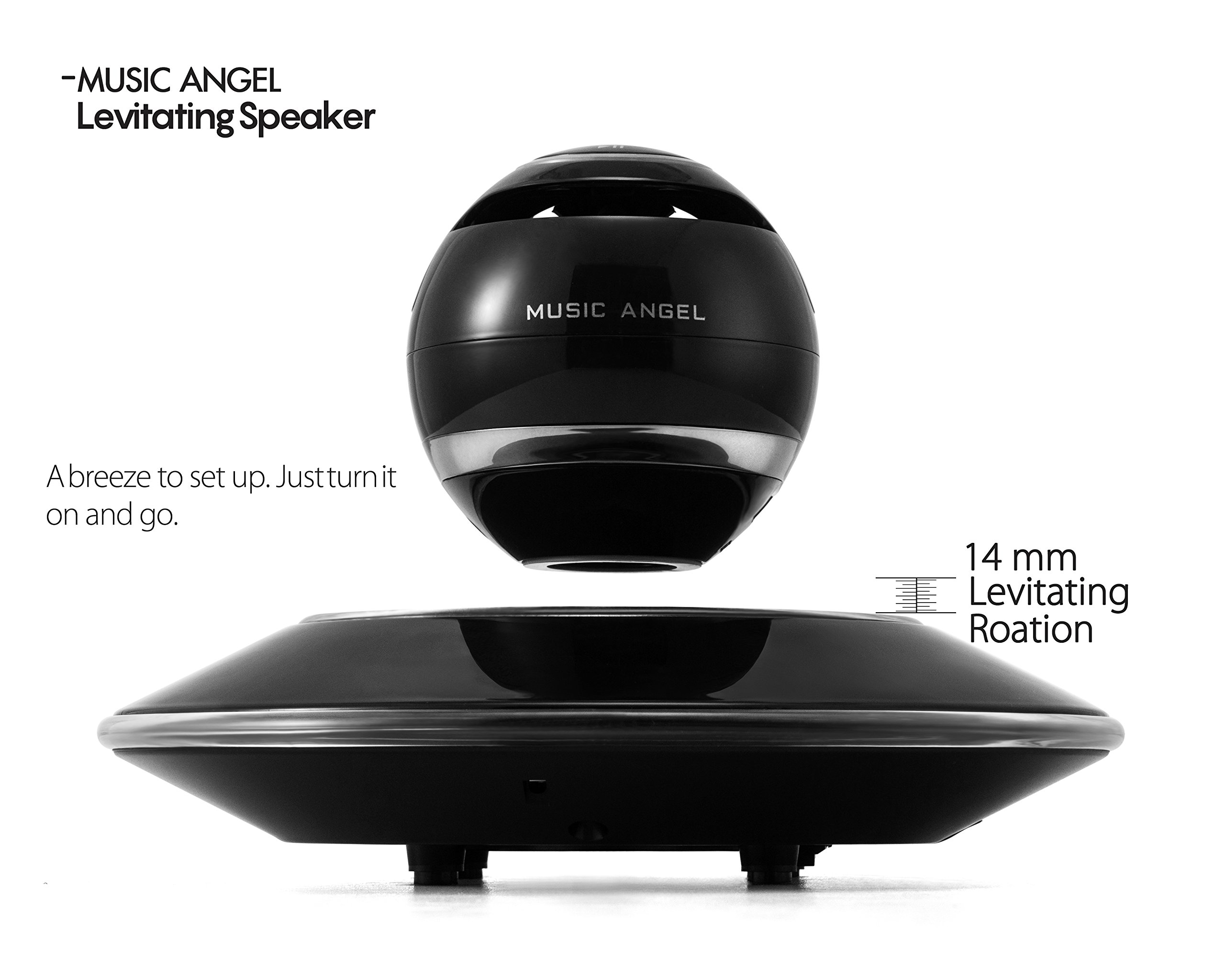 Music Angel JH-FD19 Levitating Portable Wireless Bluetooth Speakers ...