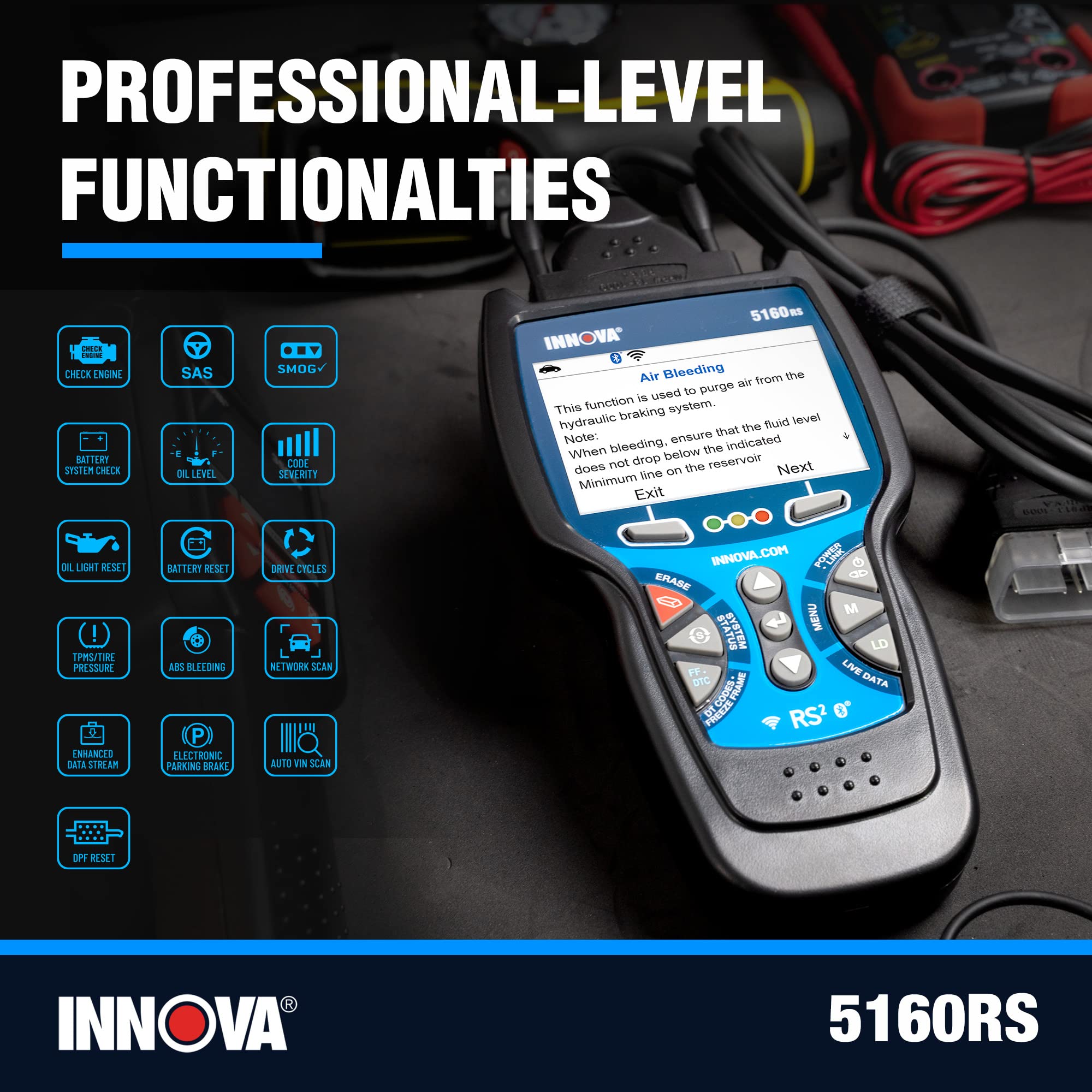 Mua INNOVA 5160RS, OBD2 Bidirectional Scan Tool, OE-Level All System ...