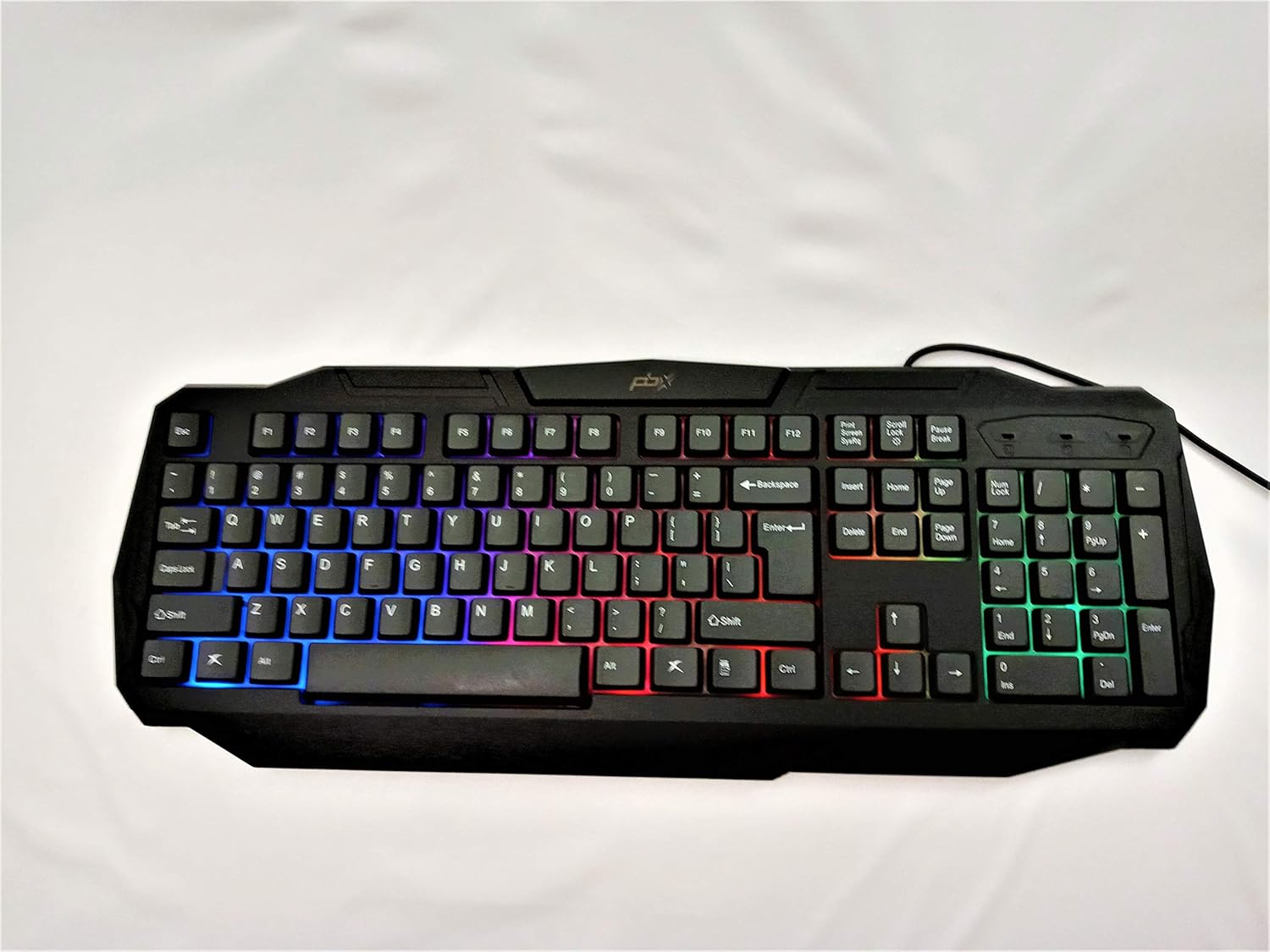 Amazon.com: Edge Gaming Keyboard LED PBGA10BK Wired: Computers ...