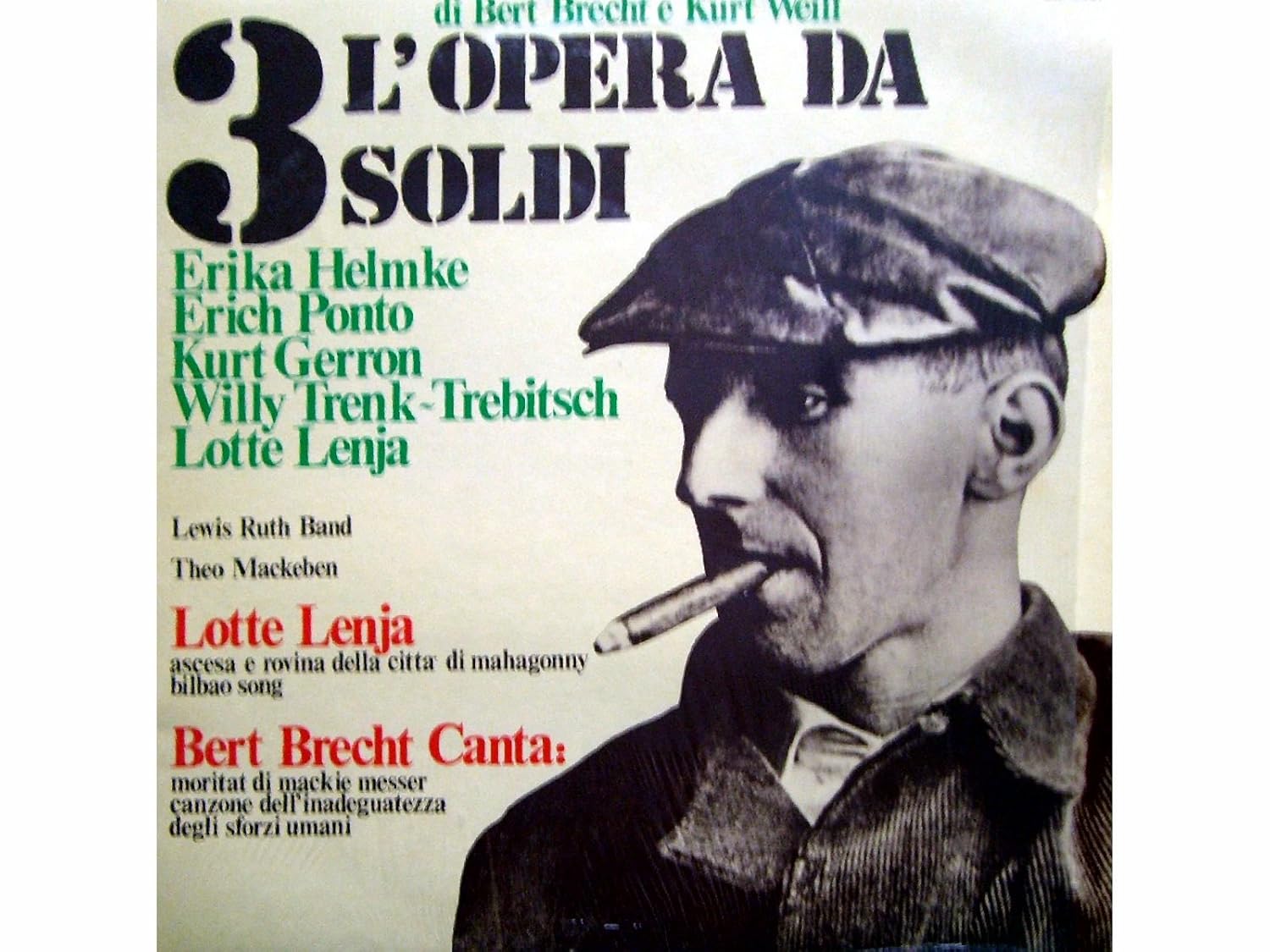 - Bertolt Brecht / Kurt Weill – L'Opera Da 3 Soldi / L'Opera Da Tre ...