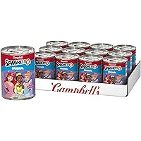Amazon.com : SpaghettiOs Original Disney Princess Shapes Canned Pasta ...