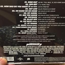 Amazon.co.jp: Original Soundtrack : Ost: Furious 7 - ミュージック