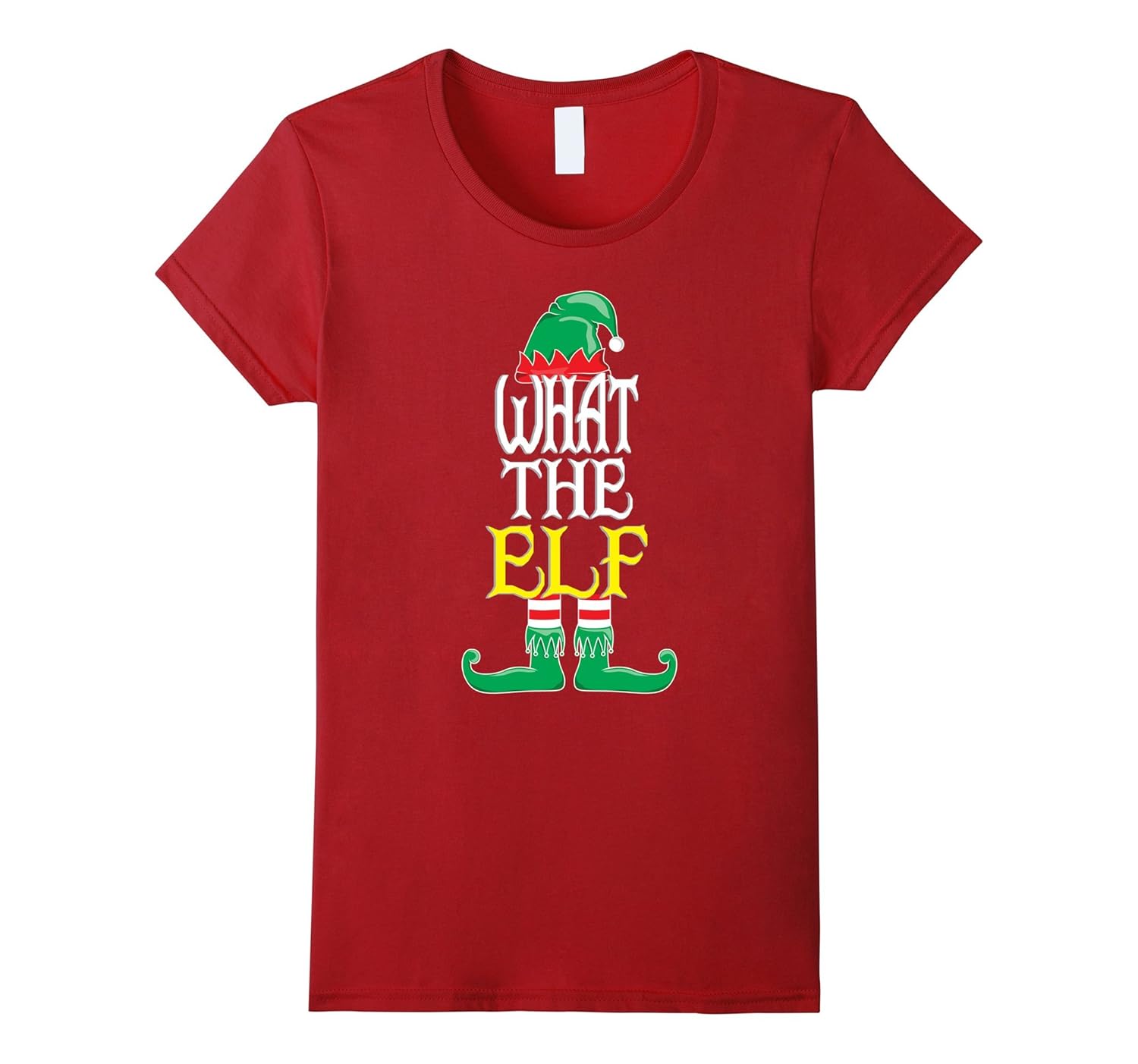 What The Elf Shirt – Funny Christmas Elf Costume T-Shirt