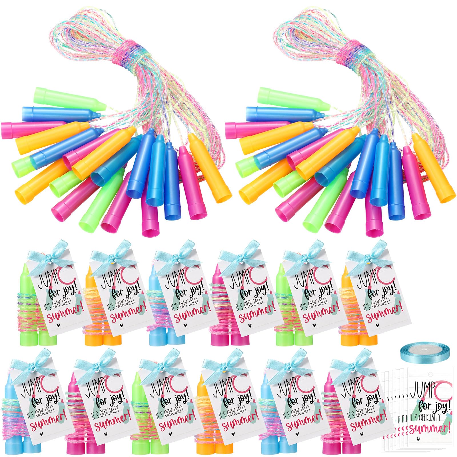 30 Sets End of Year Gift Set from Teacher Includes 30 Rainbow Jump Rope ...