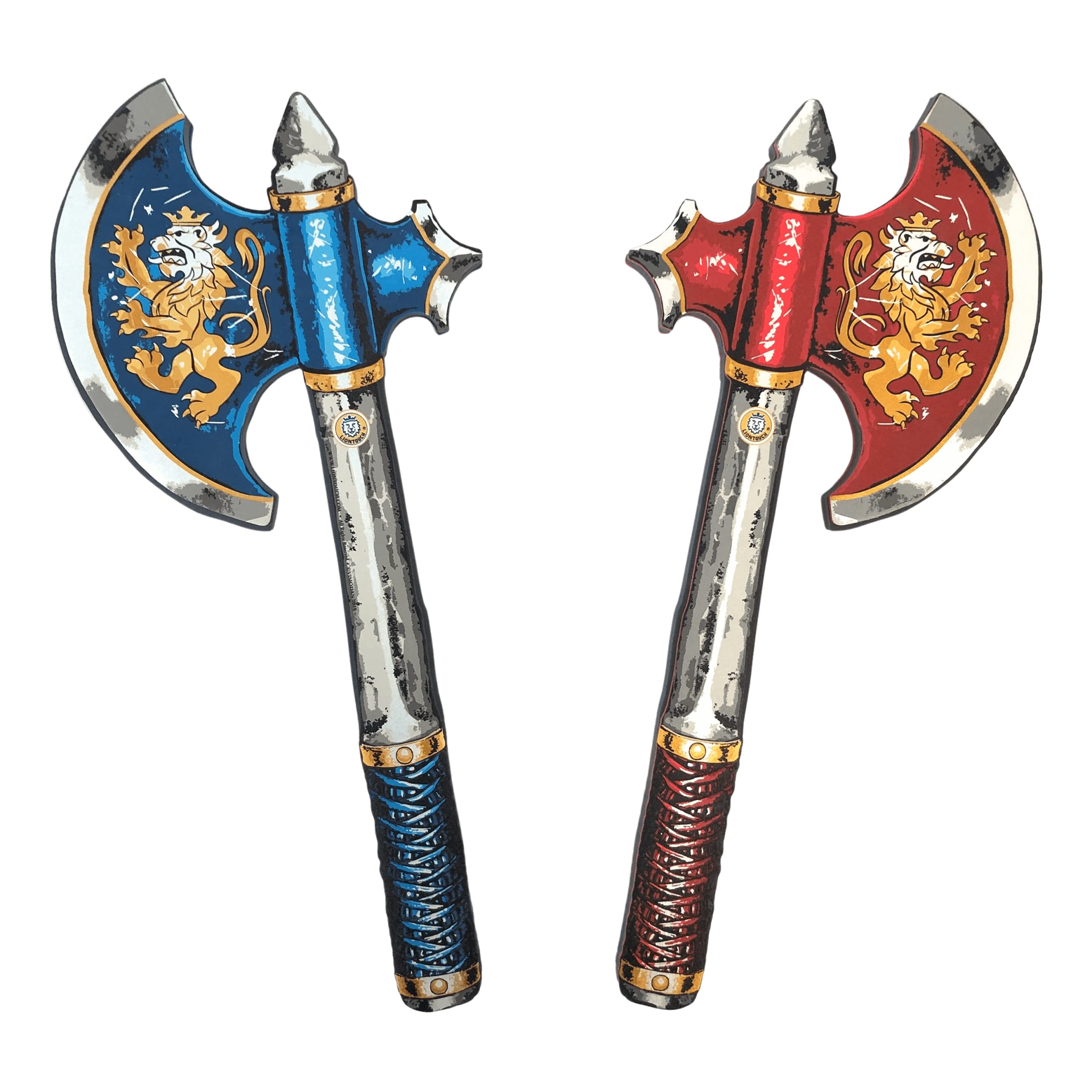 Mua Liontouch Noble Knight Axes for Kids, Blue & Red | Medieval Pretend ...