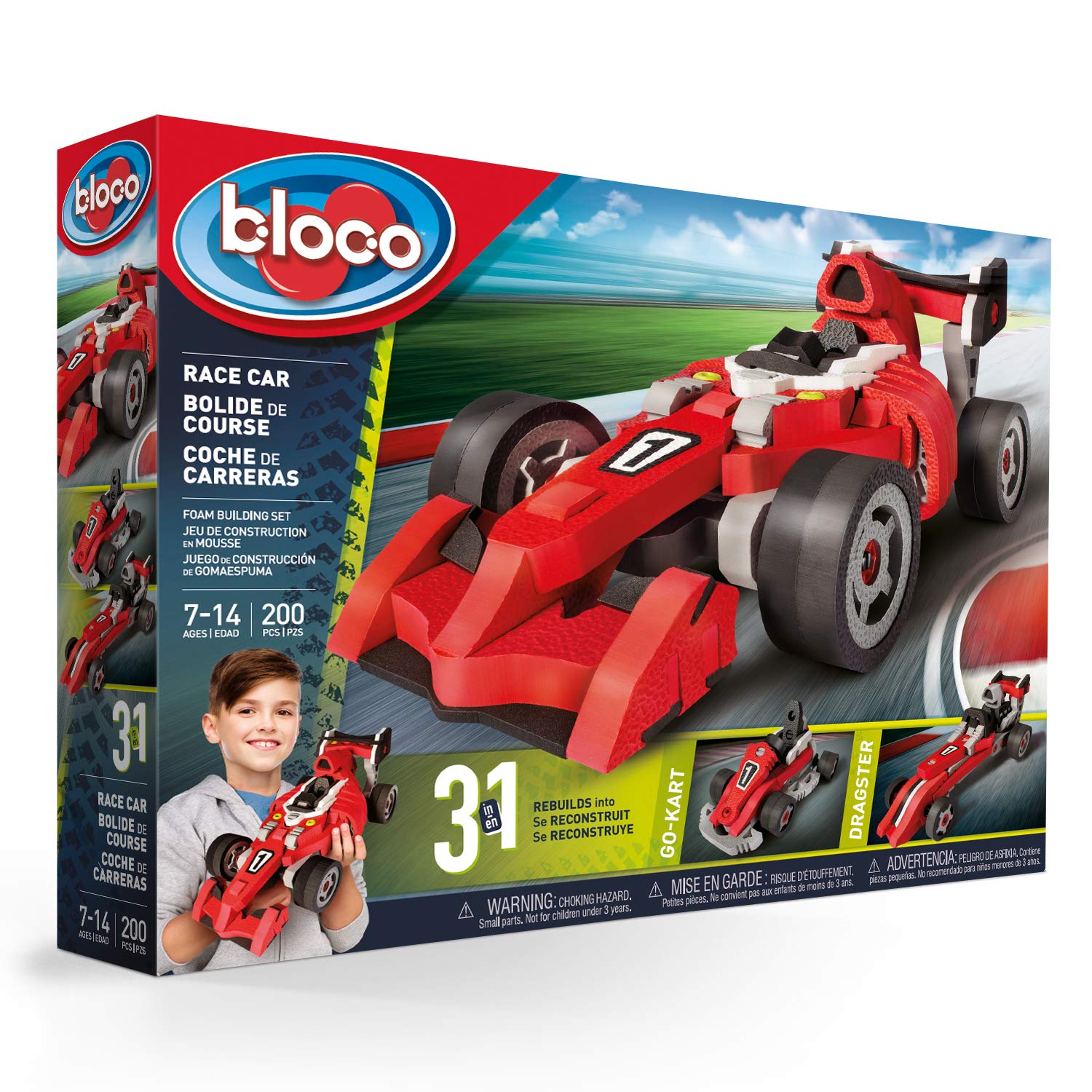 Mua Bloco Toys 3 in 1 Race Car | STEM Toy | Formula 1, Go Kart ...