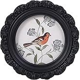 Amazon.com: Kangce Mini Picture Frames 3x3 Vintage Frames 3 Inch Round ...