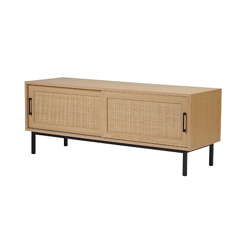 Balkene Home 64018 Harvey Media Console Table Organize Entertainment ...