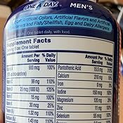 Amazon.com: One A Day Men's Health Formula Multivitamin, 250 Count ...