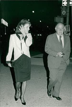 Vintage photo of Jacqueline Onassis and her partner Maurice Tempelsman ...