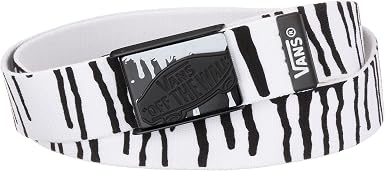 Vans cinturón M Paint Drip cinturón, Black/White: Amazon.es: Ropa y ...
