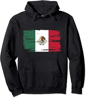 Amazon.com: Mexico Mexican Flag Hoodie Pullover: Clothing
