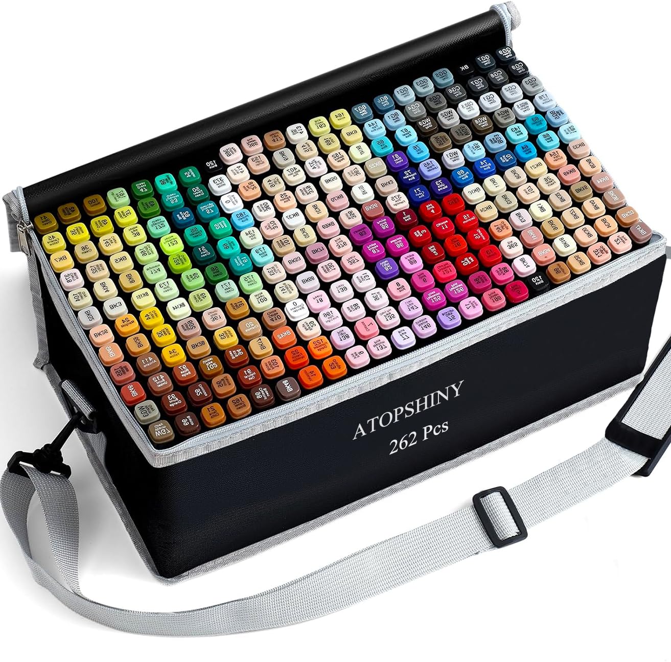 ATOPSHINY Alcohol Markers 262 Colors Drawing Pens Set Dual Tip ...