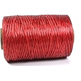 Amazon.com: Kulay Artificial Deer Sinew White Waxed Flat Polyester ...