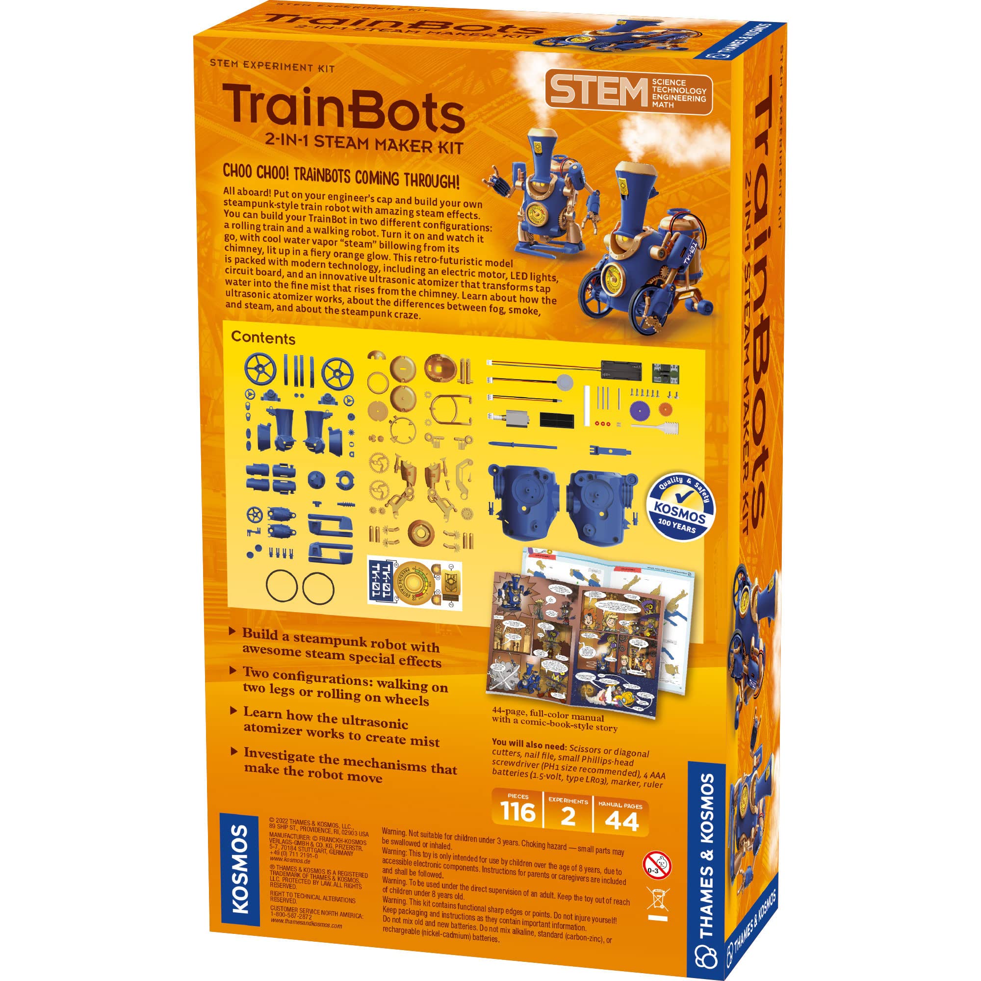 Mua Thames & Kosmos TrainBots: 2-in-1 STEAM Maker Kit | Build 2 ...