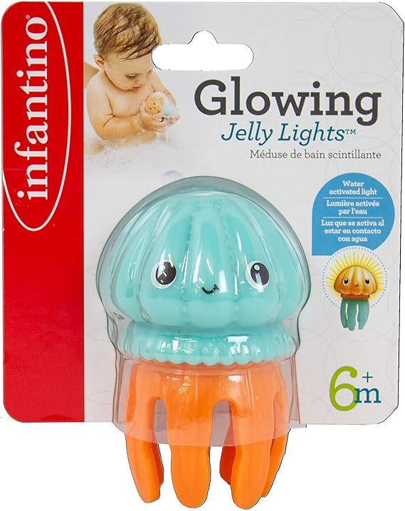 Infantino 305000 Glowing Jelly Light Bath Toy, Multicoloured: Amazon.co ...