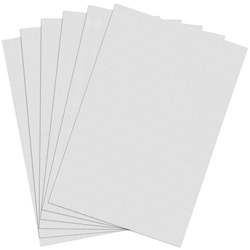 Caydo 6 Pieces Aida Cloth, 14 Count Cross Stitch Cloth Cotton Aida ...