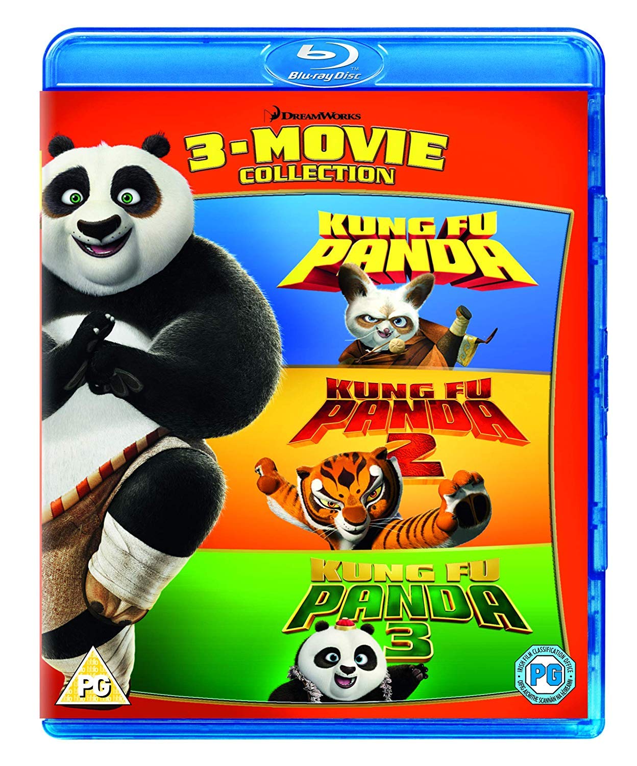 Kung Fu Panda 1-3 Box Set - 2018 Artwork Refresh 3 Blu-Ray Edizione ...