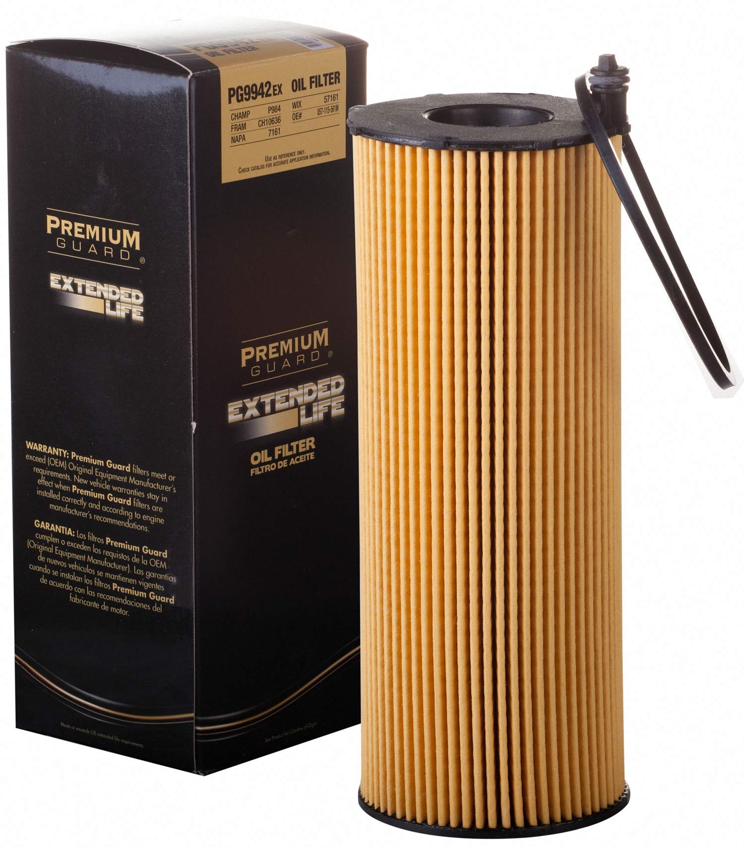 Premium Guard Extended Life Oil Filter up to 10k Miles PG9942EX | Fits ...