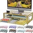 Amazon.com: gianotter Computer Monitor Stand Riser, office organizer ...