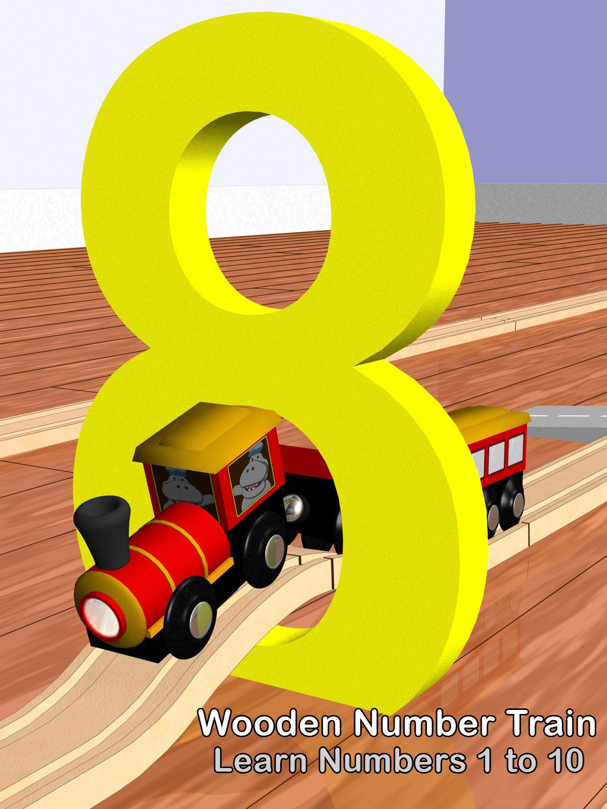 Amazon.com: Wooden Number Train - Learn Numbers 1 to 10 : ---, Matthew ...