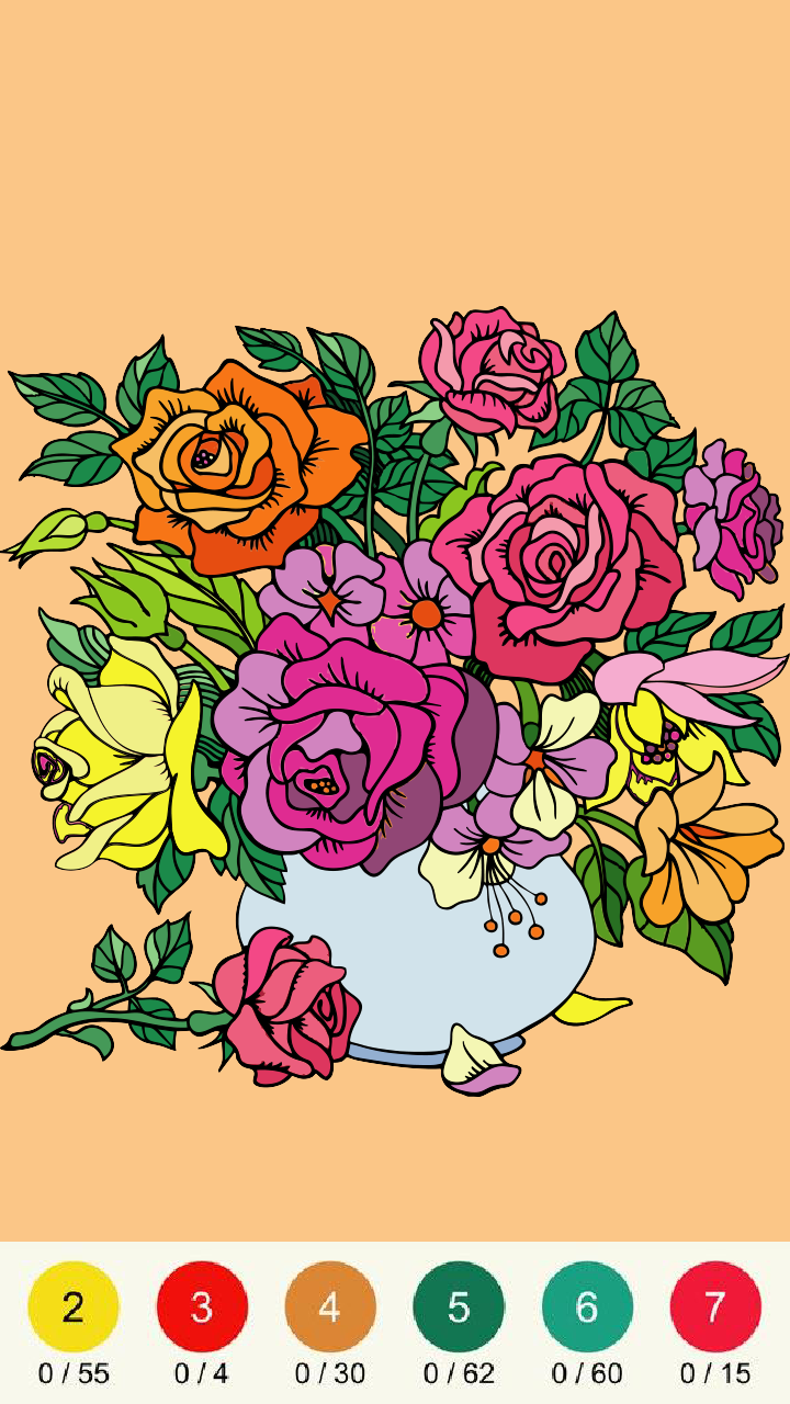 Paint by Number - Free Color by Number for Adults:Amazon.com:Appstore ...