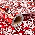Amazon.com: RUSPEPA Christmas Wrapping Paper, Jumbo Roll Wrapping Paper ...
