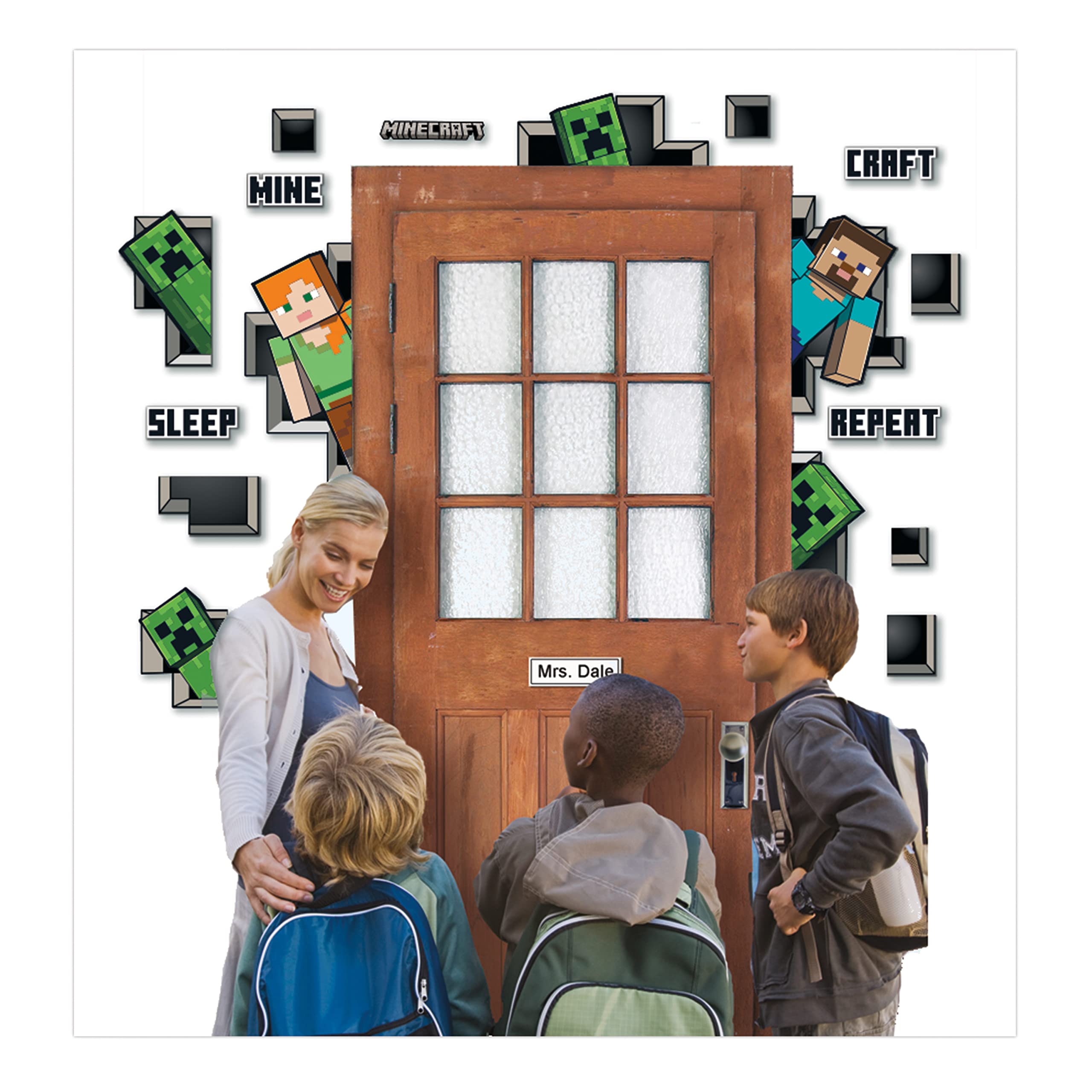 Mua Eureka Minecraft Characters Door, Window, and Bulletin Board Go ...