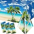 Amazon.com: Dydamud Summer Beach Tablecloths, Beach Themed Party ...