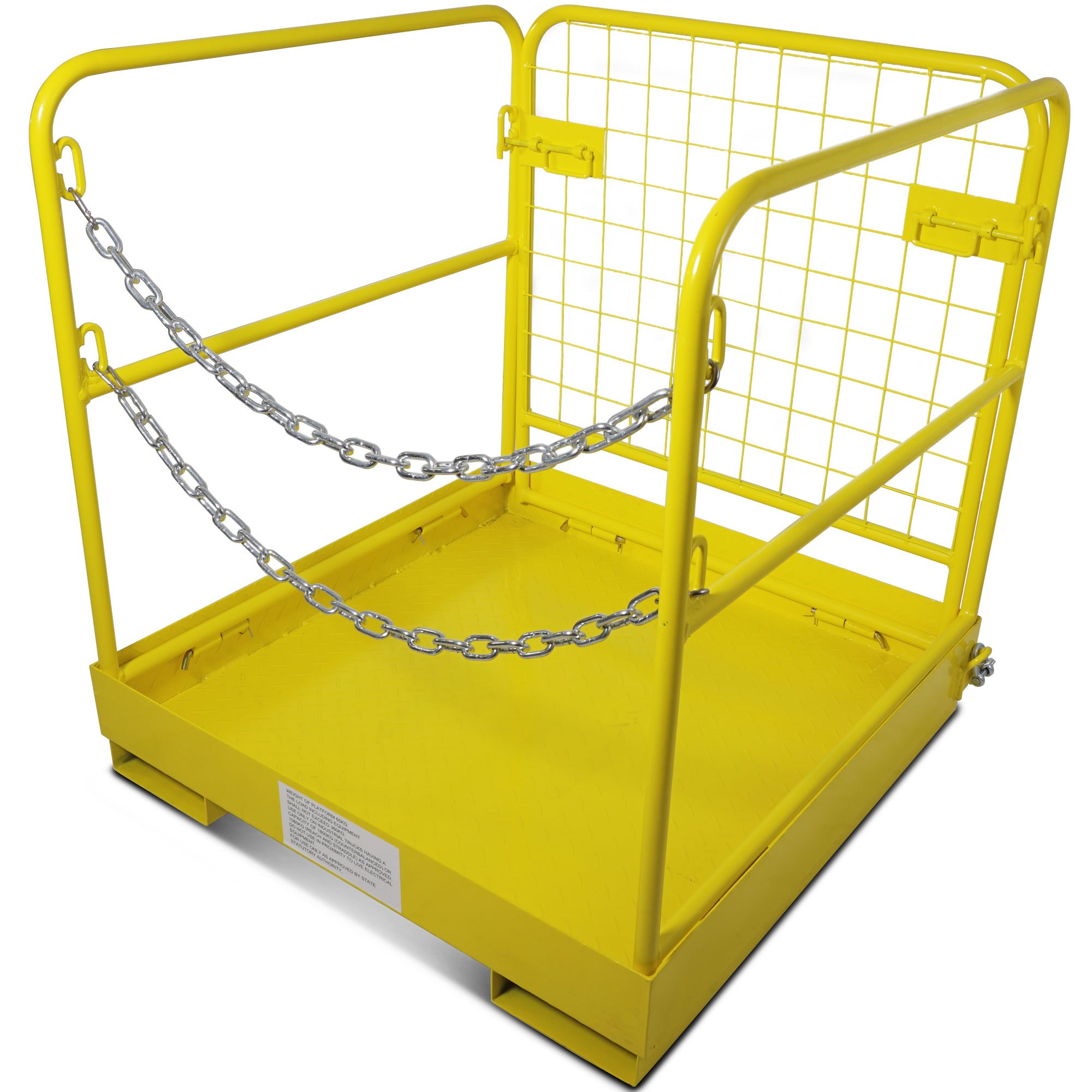 BestEquip Forklift Safety Cage Aerial Rails 36x29 Inch Forklift Safety bestequip-forklift-safety-cage-aerial-rails-36x29-inch-forklift-safety