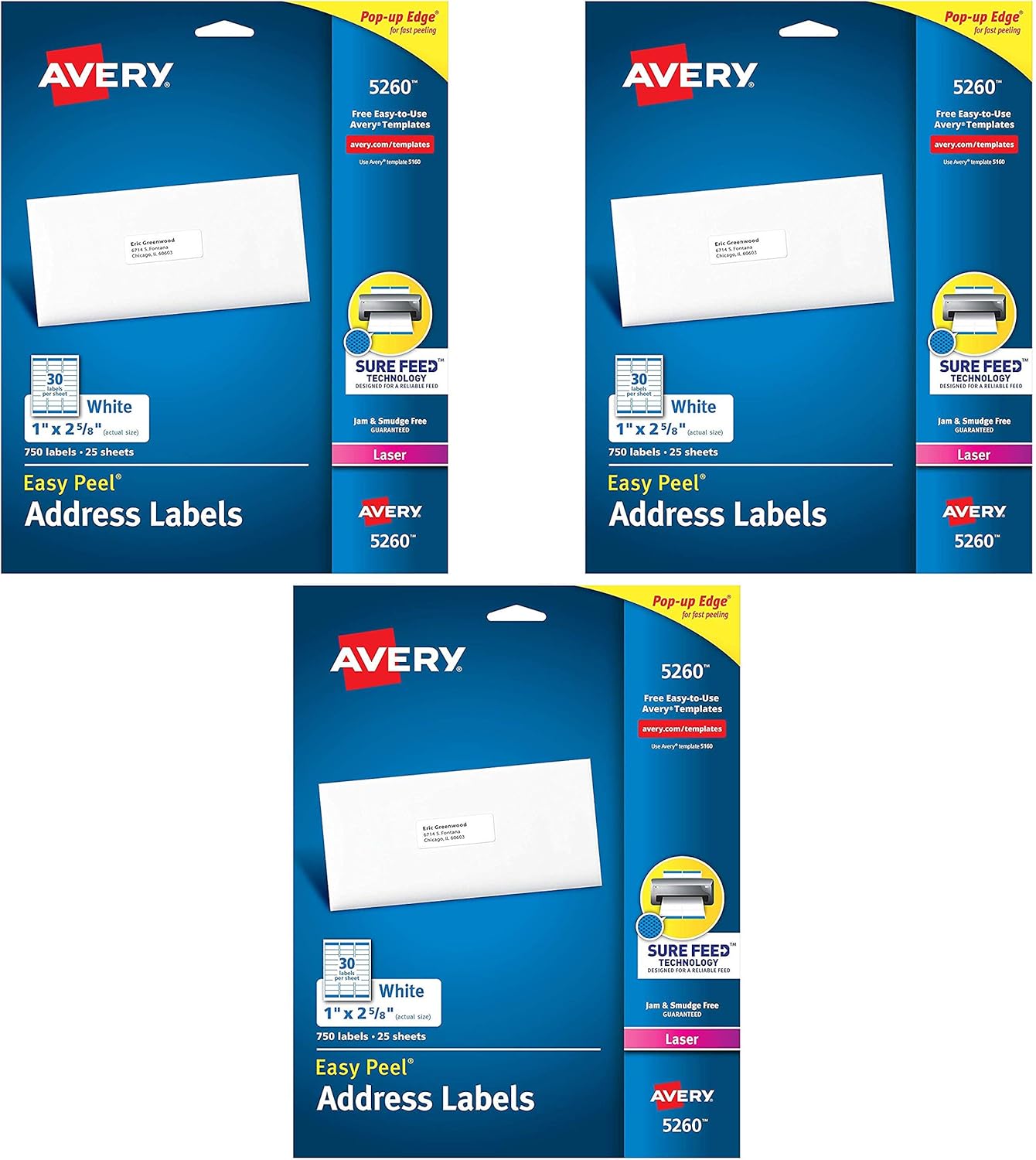 Avery Label Template 5260 Labels 2021