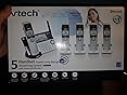 VTech IS8151-5 Super Long Range 5 Handset DECT 6.0 Cordless Phone for ...