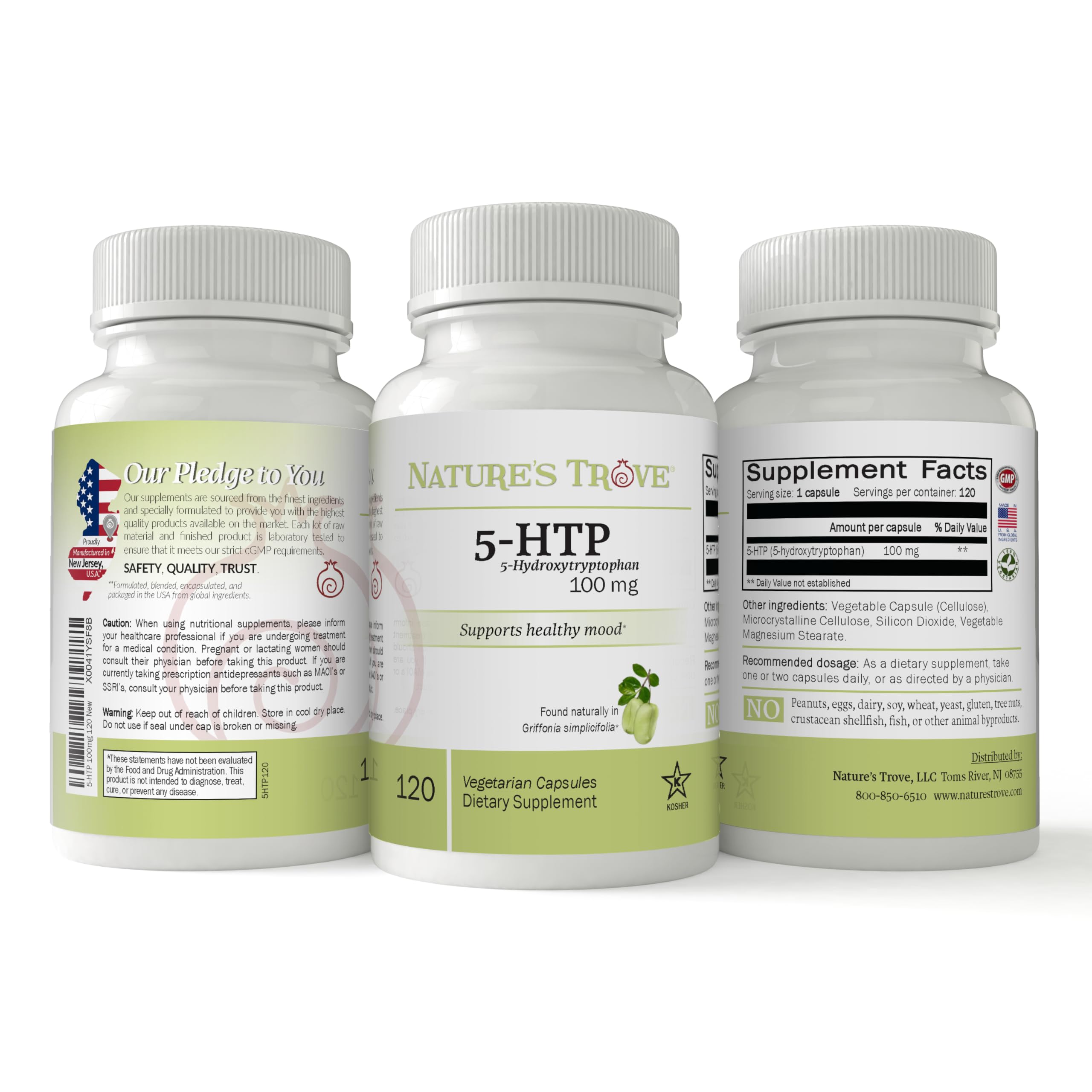 Mua Nature's Trove 5-HTP 100mg 120 Vegetarian Capsules trên Amazon Mỹ ...