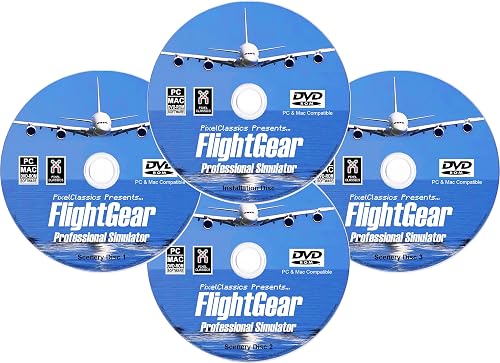 FlightGear Flight Simulator 2025 X Premium DELUXE Edition Flight Sim 4 ...