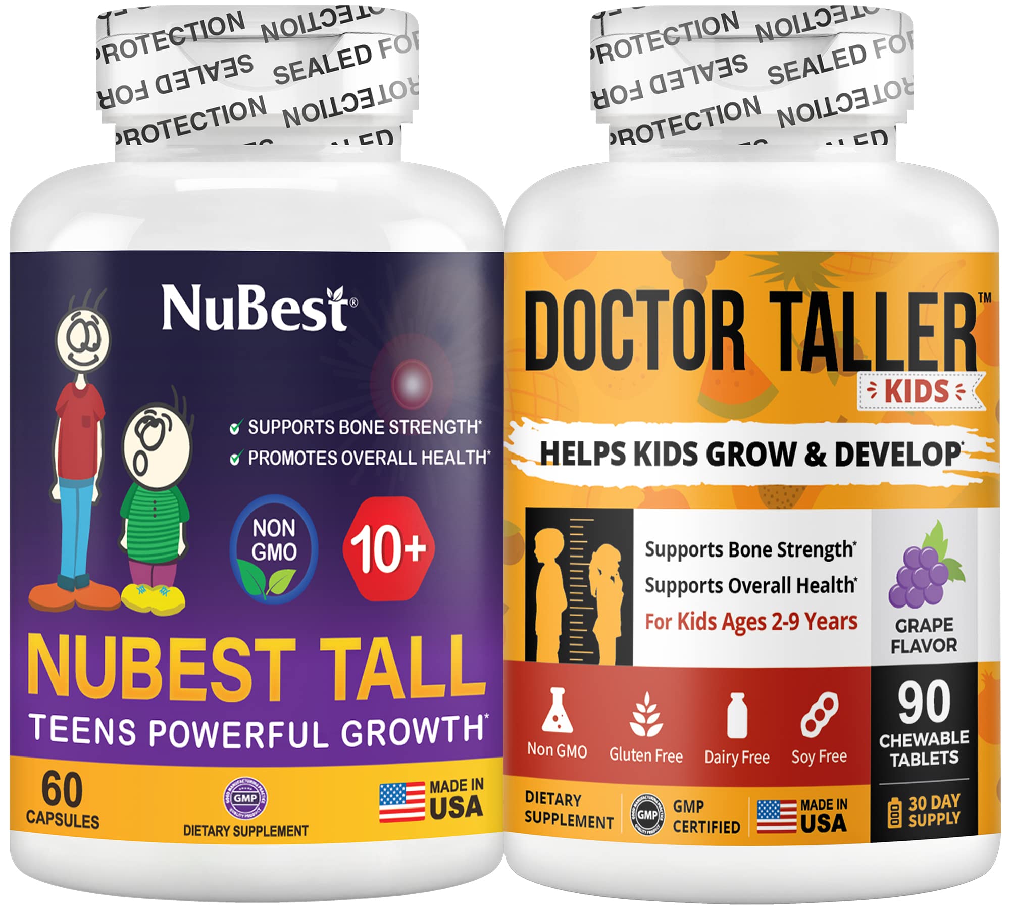 NuBest Bundle of Height Growth Formula Tall 10+ for Children (10+) and ...