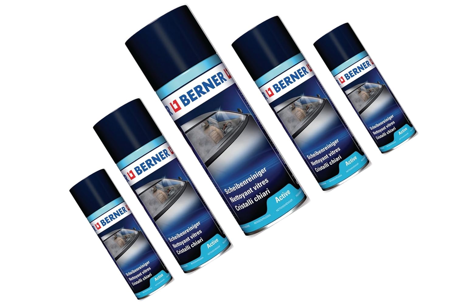 Pack of 5 Active Berner screen wash, window cleaner foam: Amazon.co.uk ...