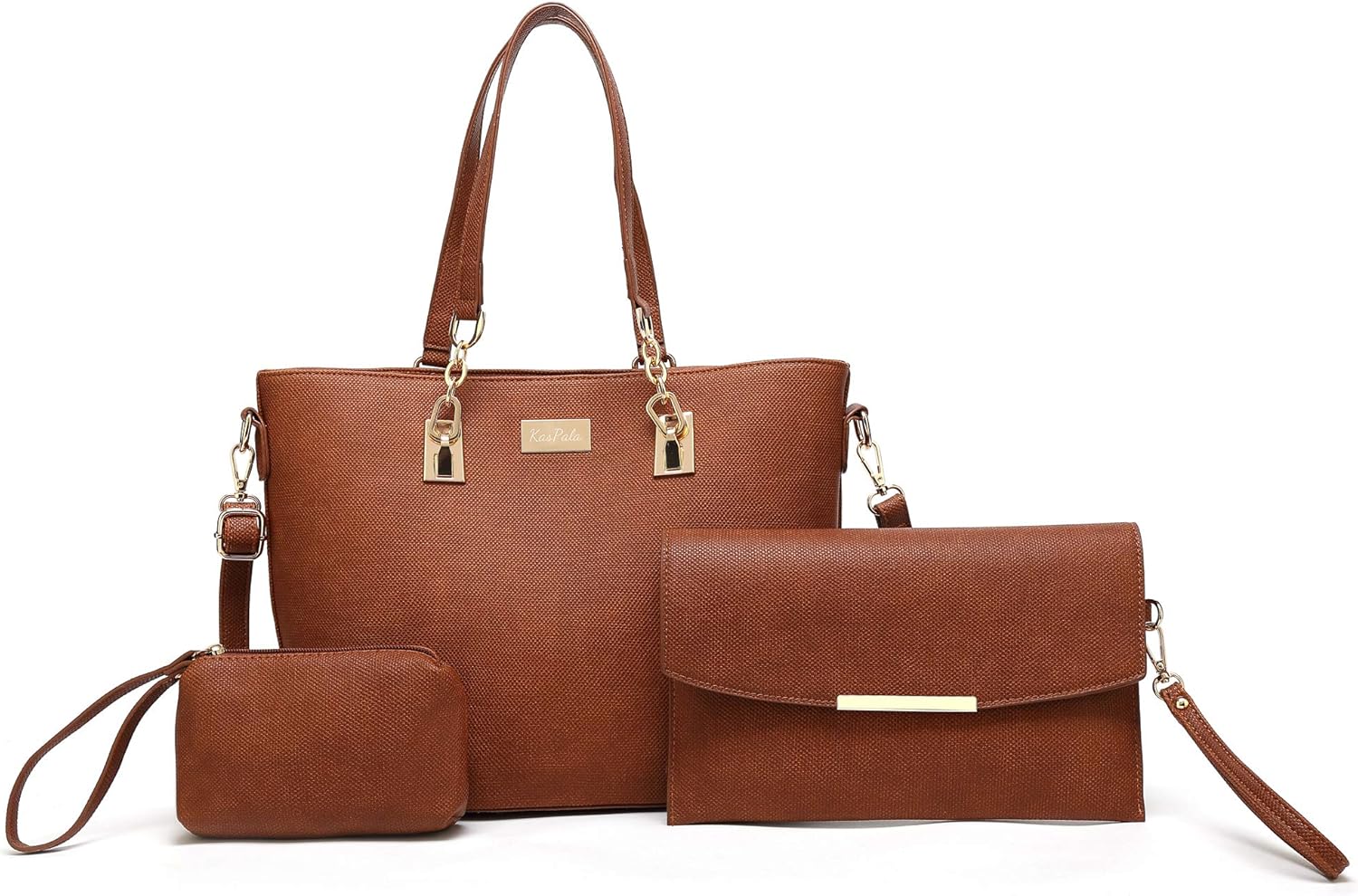 Bolsa de mano y bolso para mujer para el trabajo y el viaje, bolsa de 3 ...