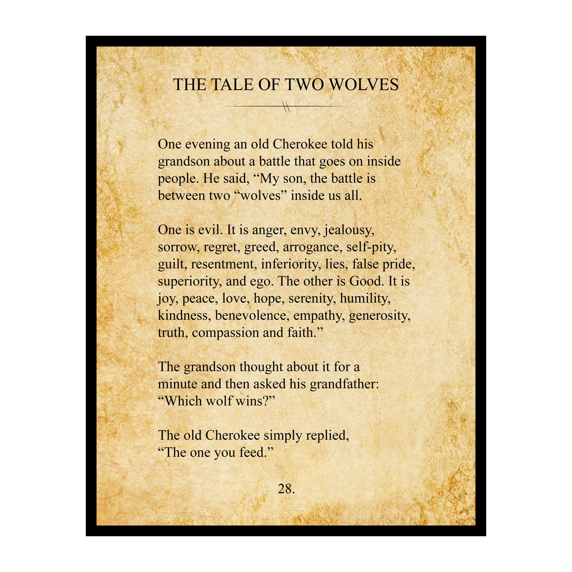 Mua The Tale of Two Wolves - Inspirational Native American Spiritual ...