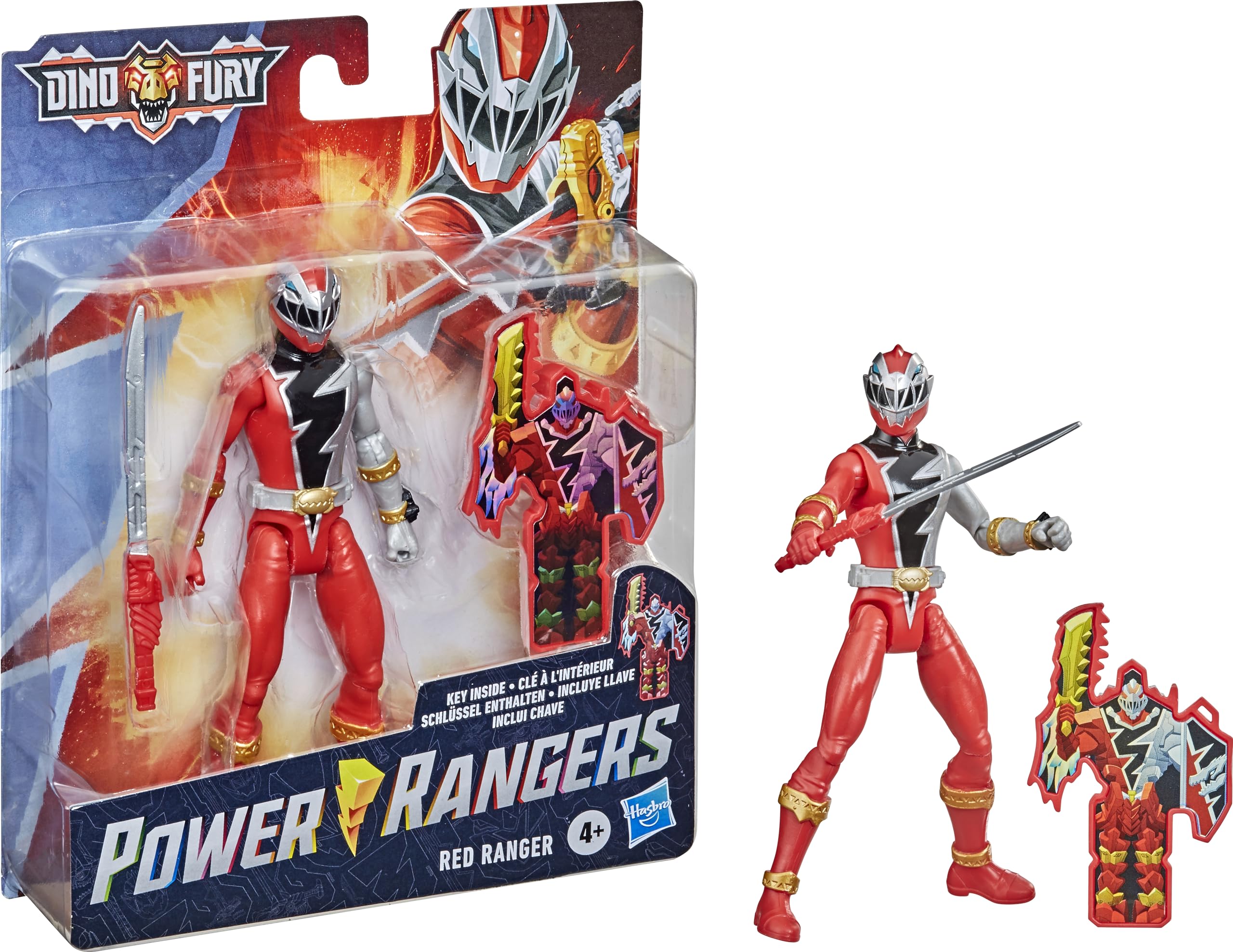 Mua Power Rangers Dino Fury Red Ranger 6-Inch Action Figure Toy ...