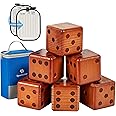 Amazon.com: SpeedArmis Giant Wooden Yard Dice Set, Large Pine Wooden ...