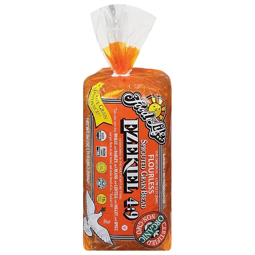 Food For Life Flourless Sprouted Grain Bread, Whole Grain, 24 oz ...