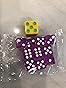 Amazon.com: AUSTOR 100 Pieces Dice 12mm Game Dice Set 6 Sided Dice ...
